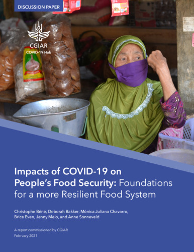 Impacts of COVID-19 on people’s food security: Foundations for a more ...